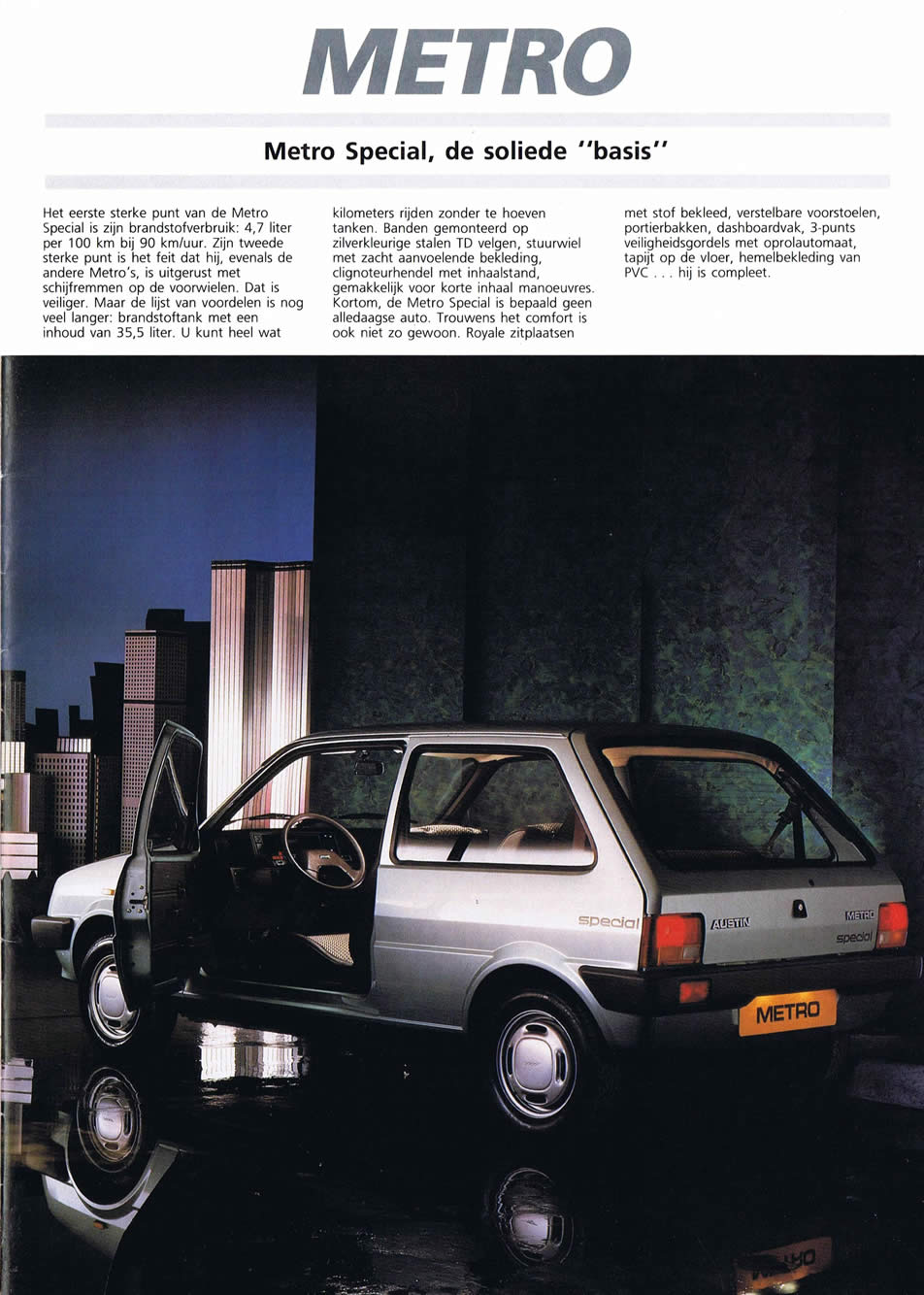 Classic sales brochure Austin Rover 1985